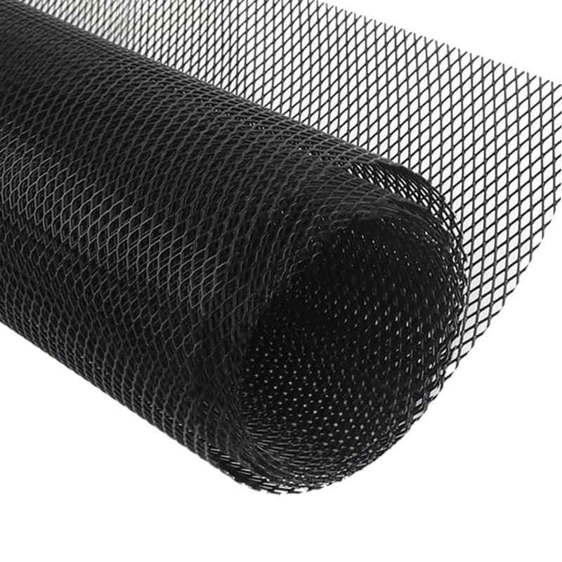 BTtime フロントグリル 100cm×33cm 車用メッシュグリル 網目 車 アルミ カスタム カバー 網 自動車用 カバー カット 汎用高品質のアルミ合金製で作られており、表面は酸化処理が施されており、防錆性を備えて、変形しにくく、耐...