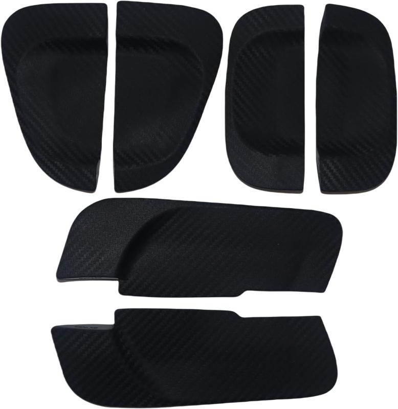 KICARYAJP ドアノブアンダーカバー ハイエース レジアスエース 200系 4型 5型 6型 7型 8型 スマートエントリー スタートボタン 装備車用 2013(H25).11～ 6P ドアノブ周りの保護に 車用室外ドアハンド【適応車...