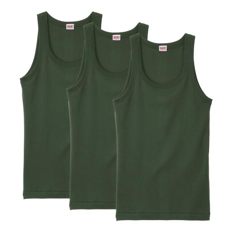 [ビー・ブイ・ディ] タンクトップ3枚組GOLD ゴールド タンクトップ3枚組 綿100% コットンメンズSIZE:M 胸囲 メーカー表示サイズ:88cm ~96cmSIZE:L 胸囲 メーカー表示サイズ:96cm ~104cmSIZE:L...