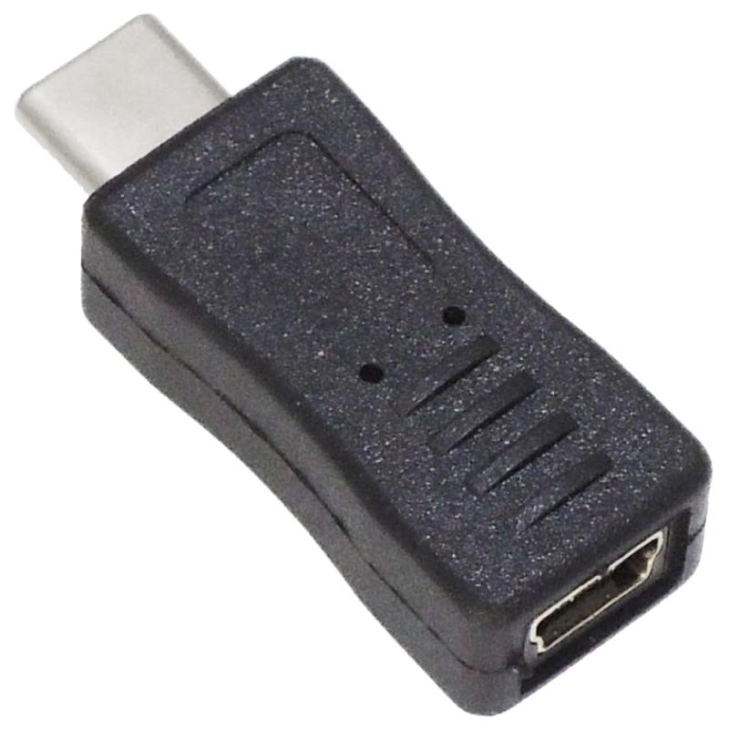 KAUMO USB 変換コネクタ (MiniUSBメス/Type-Cオス) USB2.0データ転送 USB-Cメス端子: Mini USB (Mini USB Type-B 5ピン) PCやデジカメなどの最も普及しているミニUSB端子です。...