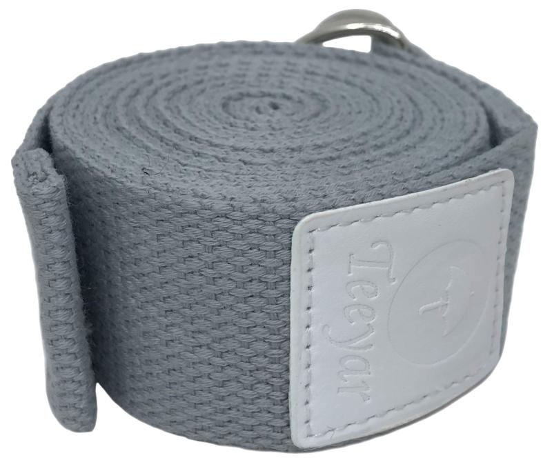 TEEYAR ヨガストラップ/ヨガベルト 320cm/250cm/184cm(10/8/6フィート) D型 調節可能 ストレッチ用サイズ: 長さ184cm/80g, 250cm/100g, 320cm/120g. 幅3.8cm, 厚さ2mm...