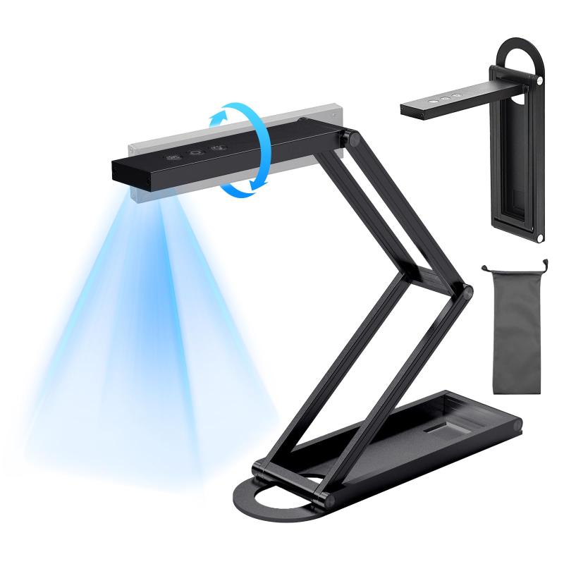 Netum スキャナー ドキュメントスキャナー 小型 A3 Mac＆Win両对応 1500万画素 4K解像度 192言語OCR搭載 Webカメラ USB書面カメラ 折りたたみスキャナー【超薄型折り畳みA3スキャナー】厚さ12.5mm・重量わ...