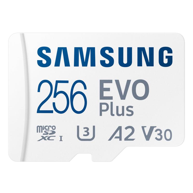SAMSUNG EVO Plus microSDメモリーカード + アダプター、microSDXC。