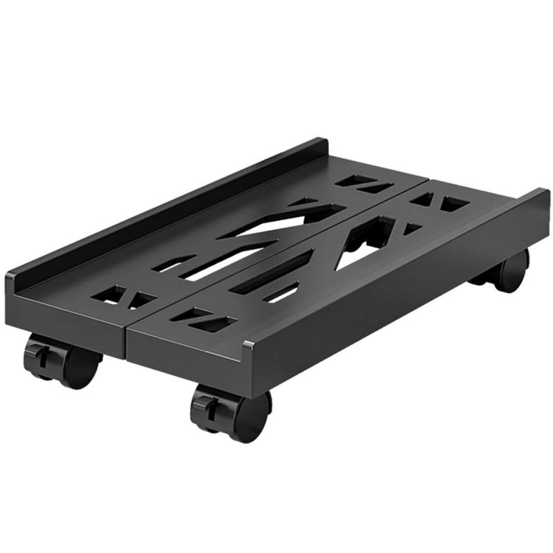 キャスター付きCPUスタンド PCキャスター サーバー PC収納ボックス PCワゴン デスクトップ用 パソコン 会社 オフィス 自宅 デスクトップ コロ 灰尘对策放熱 落 下防止【放熱性·耐久性強い 】CPUスタンドの下部に中空の設計では、...