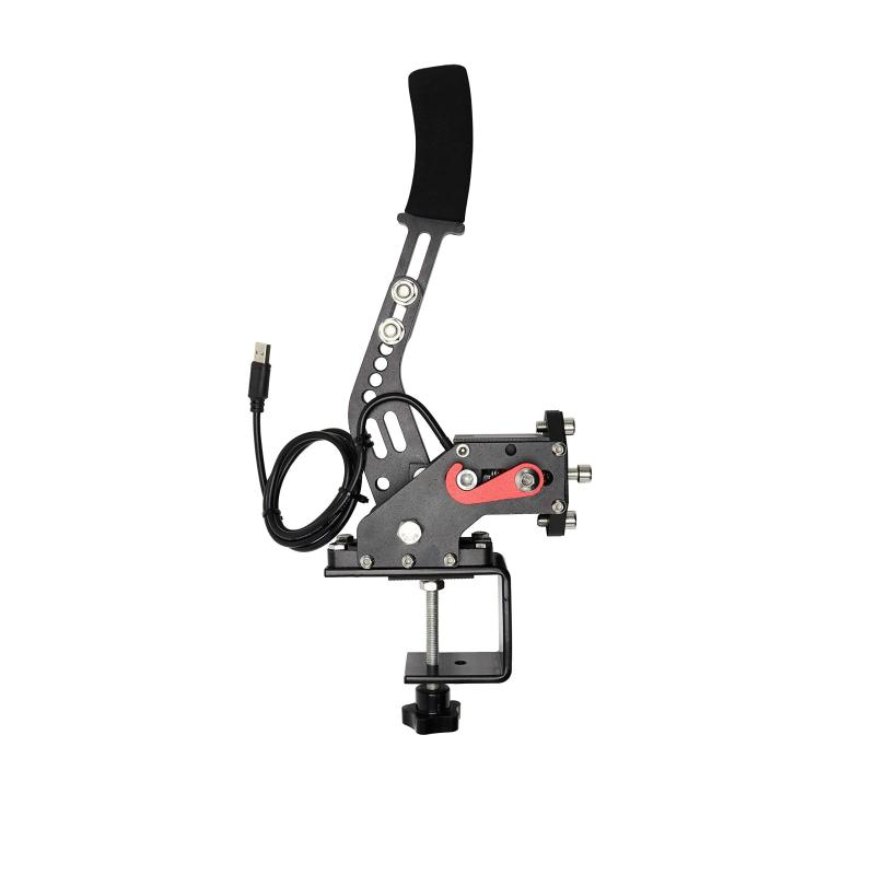 PC USB ハンドブレーキ リニアハンドブレーキをシミュレートロジクール G27 G29のレースゲーム用 14ビット【重要なヒント】製品は大幅にグレードアップされ、騒音が出なくなり、潤滑で静かになった。 【Sim Racing汎用ハンドブ...