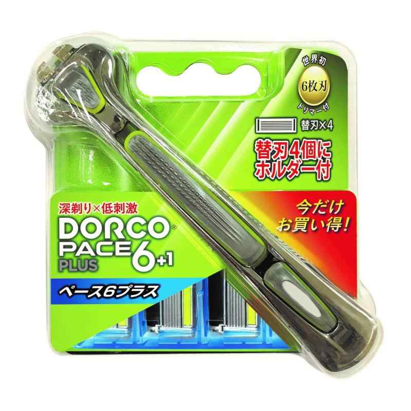 ドルコ ペース6プラス 替刃4個 プラスホルダー1本入 カミソリ4562351980333