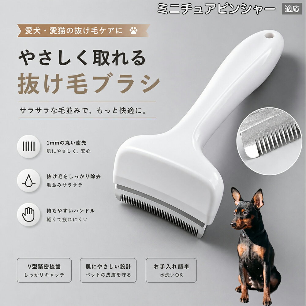 驚くほど取れる、プロ仕様の除毛ブラシです。密なV字刃が健康な毛を傷つけず、不要な死毛だけを効率よく取り除きます。長毛種やダブルコートのワンちゃん・ネコちゃんに最適で、毎日のブラッシング時間を大幅に短縮できる時短ケアアイテムです。 商品詳細 ...