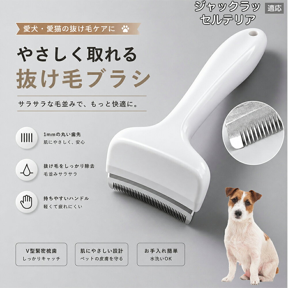 驚くほど取れる、プロ仕様の除毛ブラシです。密なV字刃が健康な毛を傷つけず、不要な死毛だけを効率よく取り除きます。長毛種やダブルコートのワンちゃん・ネコちゃんに最適で、毎日のブラッシング時間を大幅に短縮できる時短ケアアイテムです。 商品詳細 ...