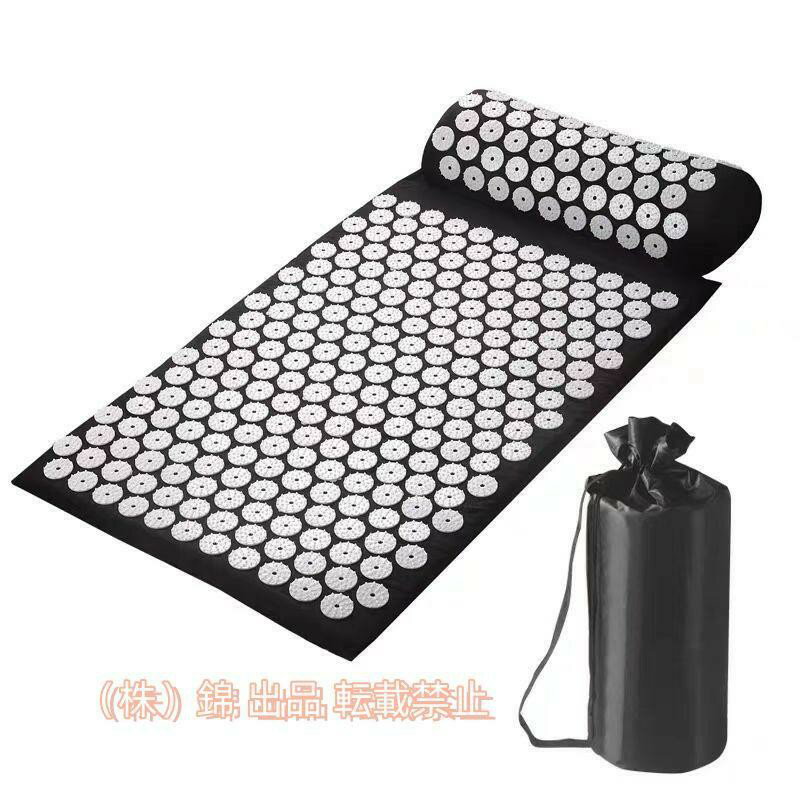 就寝前に使用を改善する残り性のある泡マットは分にあなたの、と異なり多くマットのみカバー背中、このセットは枕ネックとよりホックためツボでカバー疼痛緩和。マッサージクッションや首枕 - 指圧マッサージマットは、筋肉の緊張を解放する、綿100％と...