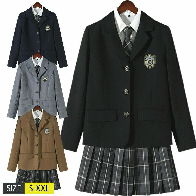 商品紹介:制服 ブレザー コスプレ 入学式 卒業式 成人式 学生服 女の子 レディース 4点セット チェック 中学生 高校生 jk制服 女子高生 発表会 学園祭 結婚式 お受験 文化祭 コスプレ フォーマル 七五三スーツ 七五三制服 スクー...