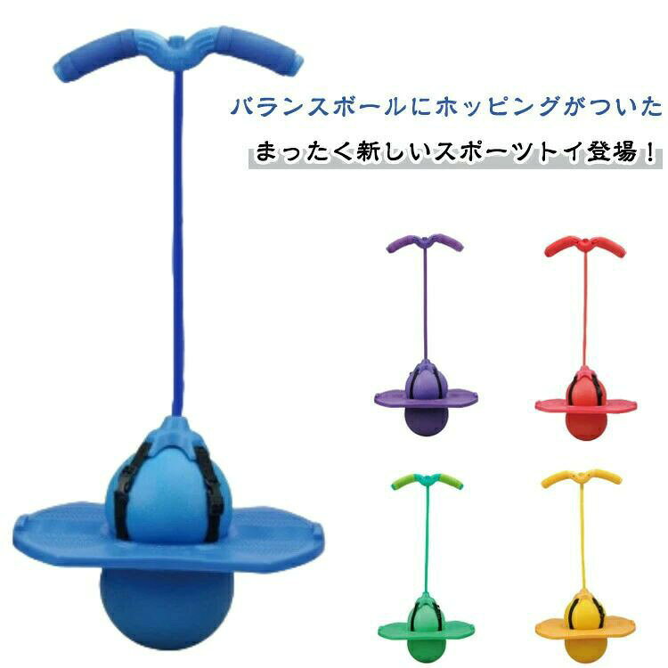 まったく新しいスポーツトイ登場！遊びながら運動できる遊具です。グリップを持ってジャンプ！ボールで地面を飛び跳ねる楽しさに子供達も夢中になります。ボードに乗るだけでも自然にバランス感覚が鍛えられます。公園など外での遊びはもちろん室内でも使用で...