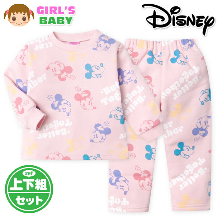 コメント 保温性のある裏起毛でふんわりあっ たか♪ミッキー＆ミニー長袖パジャ マ。カラフルなキャラクタープリン トがかわいらしい総柄デザイン。軽 い着心地でリラックスタイムを暖か く快適に過ごせます。 特長 ・Disney(ディズニー) ・...