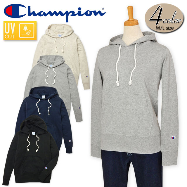 コメントロゴ刺繍入りChampionプルオーバー パーカー。紫外線による肌への負担 を低減するUVカット加工も嬉しいポ イント♪柔らかな裏毛素材で着心地 抜群。普段使い、ルームウェアなど 様々なシーンで着用できるオススメ のアイテムです！特...