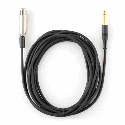 ハーモニカマイクHMH-200またHMH-100（音源モジュール）からアンプへの接続にご使用いただくマイクケーブルです。 ケーブル長 ：5m 重量 ：190g 備考 ：XLR（メス）-フォン　黒　