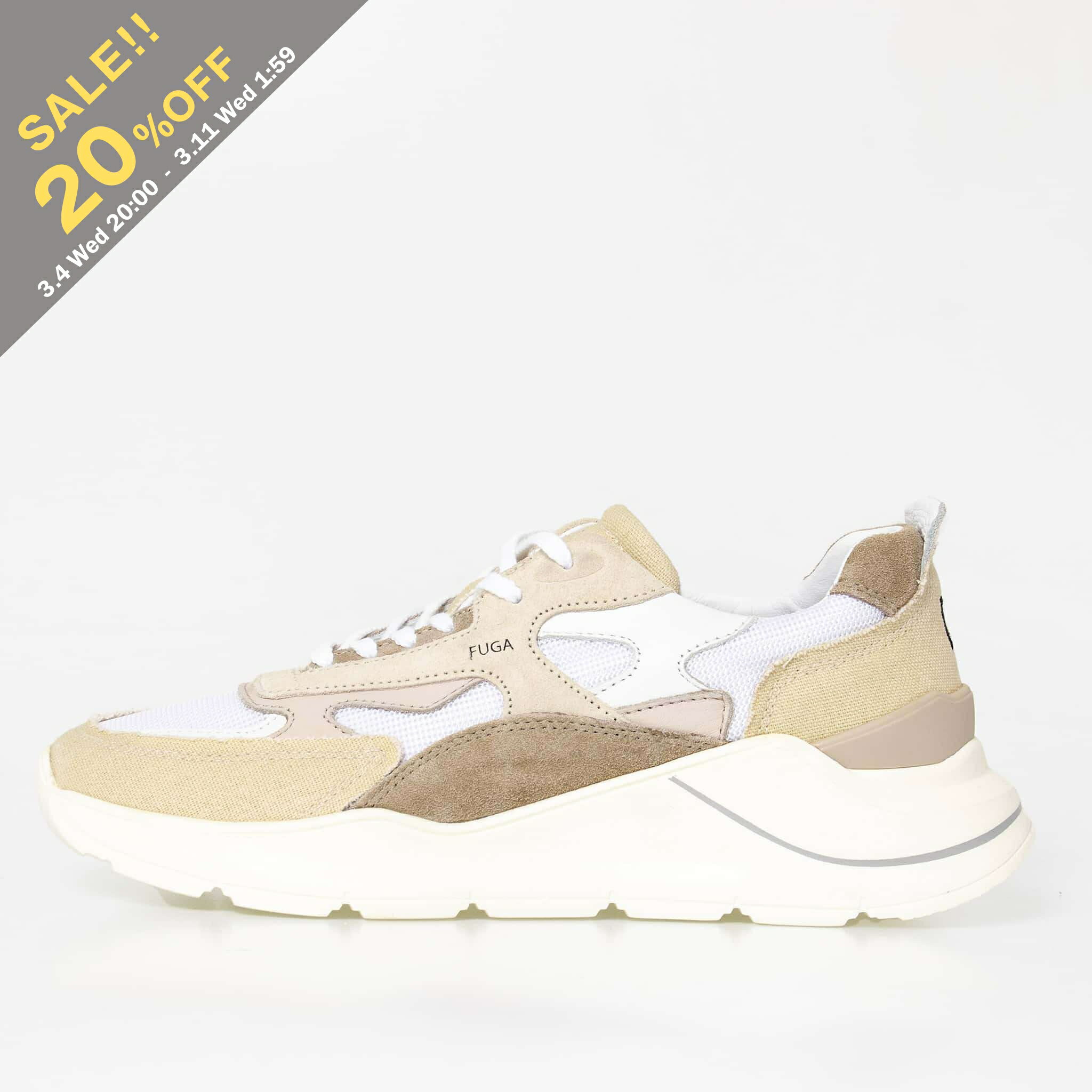 スタイルメンズ スニーカーカラーWHTIE（WH）- ホワイト素材COTTON（コットン）、LEATHER（レザー）ソール部分：BLOWTECH RUBBER（ブローテックラバー）サイズ（約）EU 40 （26.0cm）EU 41 （26....