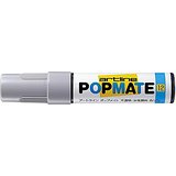 ●重ね描きもキレイなPOP用マーカー。 ●耐光性に優れた水性顔料系インキを採用。 ●インキは、ポスターカラーのような色鮮やかでイヤなニオイのない水性顔料系。 ●にじまず、裏うつりもほとんどありません。乾いた後は重ね描きもでき、POP広告づく...