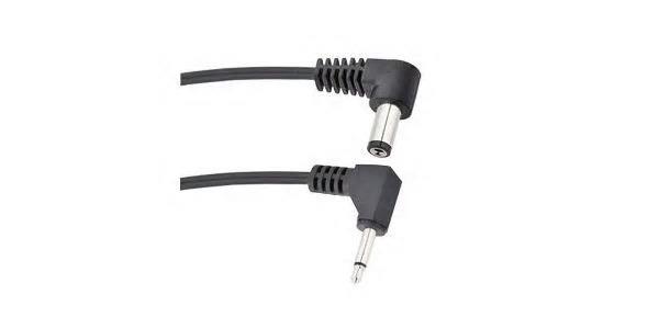 バッテリースナップ (L型プラグ) - 45.7cmPedal Power側が2.1mmストレートプラグ、エフェクター側が9V電池対応のバッテリースナップのケーブルです。　