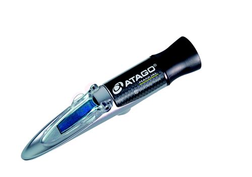 商品名 MASTER-53M 手持屈折計 サイズ：φ33×全長168mm 測定範囲：Brix0.0～53.0% 最小目盛：Brix0.5% 測定精度：温度補正無し 重量：120g 用途： 広い測定範囲を持ち、対応可能。様々なサンプルに 混濁...