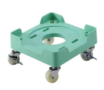 耐久性に優れ、プロの酷使にも充分性能を発揮します。商品名 缶きちキャリー 一斗缶角缶・ 丸缶兼用台車 サイズ：260（240）×260（240）×135（105）mm φ275（内寸）mm 材質：PP耐久性に優れ、プロの酷使にも充分性能を発...