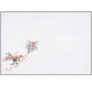 耐久性に優れ、プロの酷使にも充分性能を発揮します。商品名 四季紙 千寿 (100枚入) M30-216 南天 39×26.5cm （12月から1月）●1点100枚入りとなります。