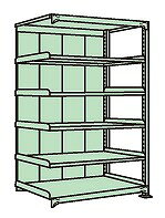 ※こちらの商品はメーカー直送のため代金引換はできません。 簡単ボルトレス構造なので組立て、中板移動、解体が間単に出来ます。 寸法：W1490×D450×H2100mm 段数：6段 耐荷重(棚1段当り)：150kg 耐荷重(棚1連当り)：60...