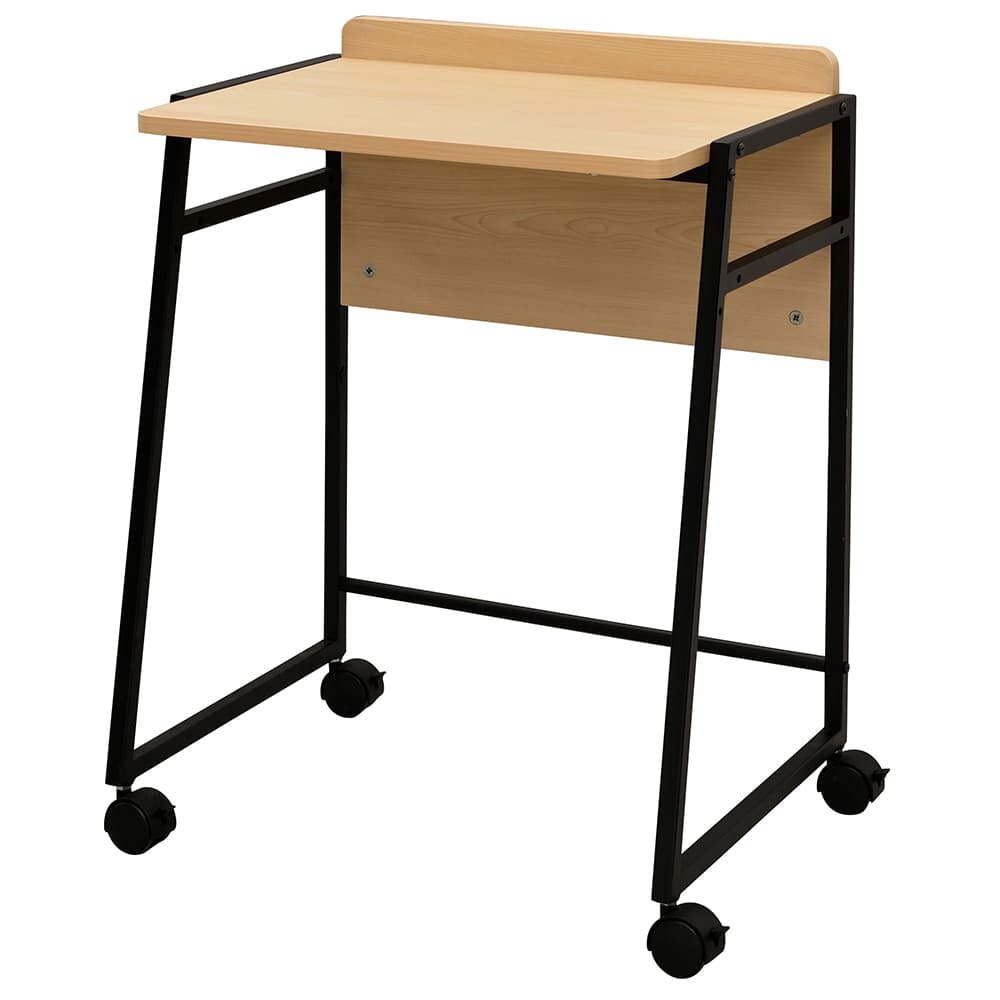 コンパクトで省スペースなLil（リル）シリーズのキャスター付きデスク。天板の高さをH720mm、H600mmと2段階から選べる2way仕様で、チェアやソファなど座る場所に合わせてデスクの高さを選べます。在宅でのテレワークなど、自宅でのPC作...