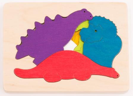 11×15cm ちょっとだけのぞく中の動物の表情に誘われます。 ピース数は下段から1ヶ、2ヶ、3ヶと増えています。