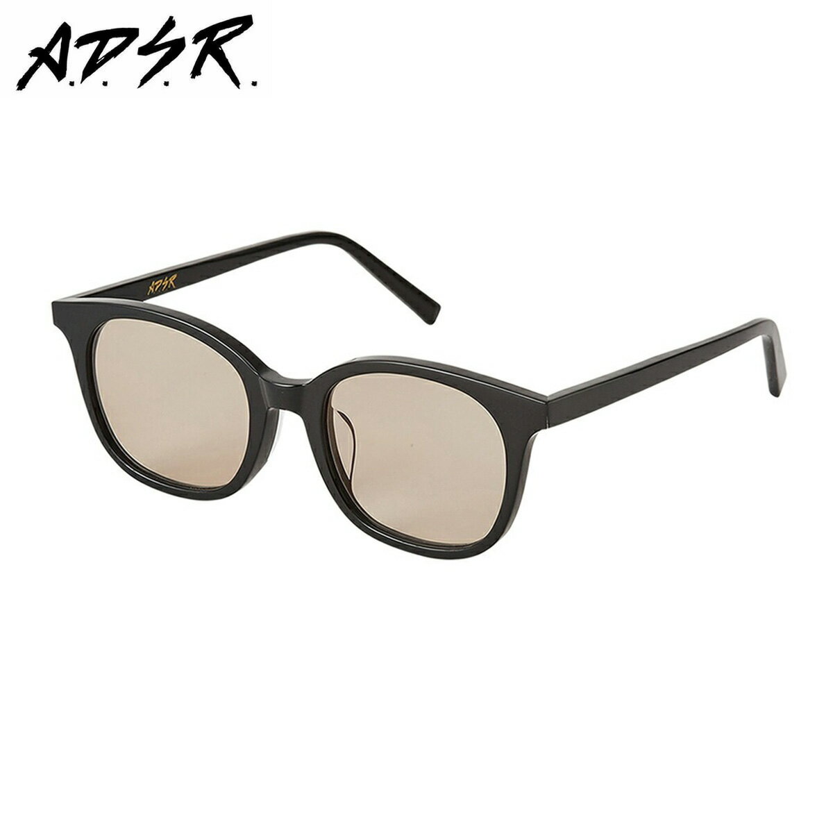 商品基本情報商品カテゴリー：サングラスブランド名：A.D.S.R. (エーディーエスアール)型番：MONK 01Bフレームカラー：ブラックレンズカラー：ライトブラウン紫外線カット率：99%以上可視光線透過率：48%鼻パッド：なしレンズシェイ...