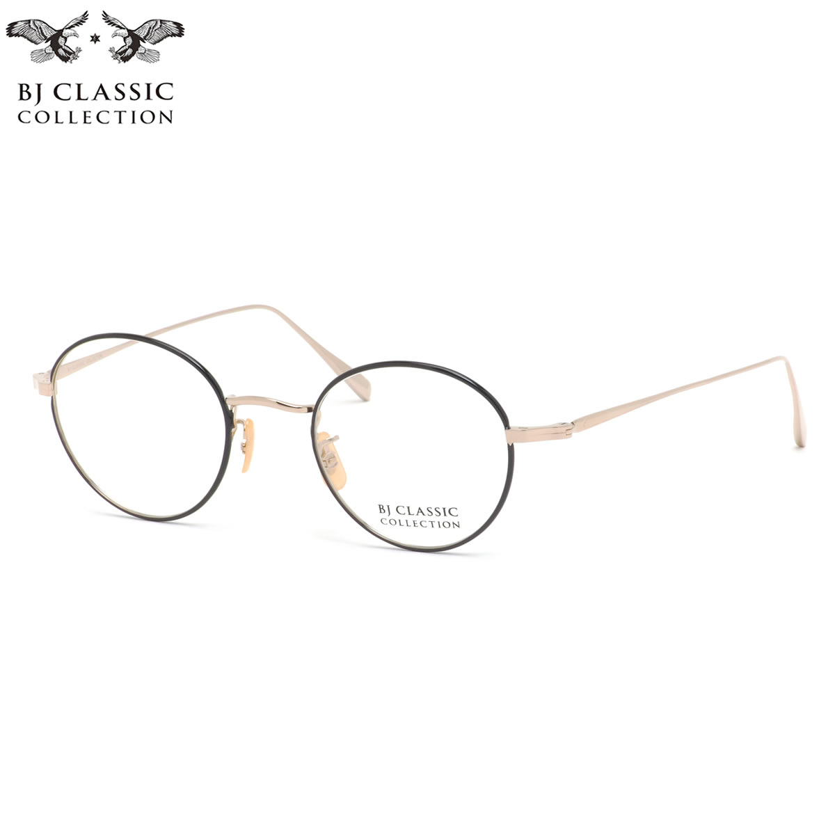 商品基本情報商品カテゴリー：メガネブランド名：BJ CLASSIC COLLECTION (BJクラシックコレクション)型番：PREM-114S NT 1-1フレームカラー：ゴールド/ブラックレンズカラー：--紫外線カット率：--可視光線透...