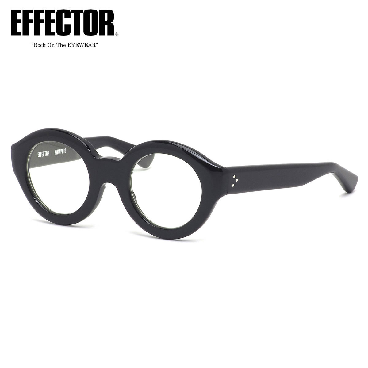 商品基本情報商品カテゴリー：メガネブランド名：EFFECTOR (エフェクター)型番：MEMPHIS BKフレームカラー：ブラックレンズカラー：--紫外線カット率：99%以上可視光線透過率：--鼻パッド：なしレンズシェイプ分類：ラウンドフレ...