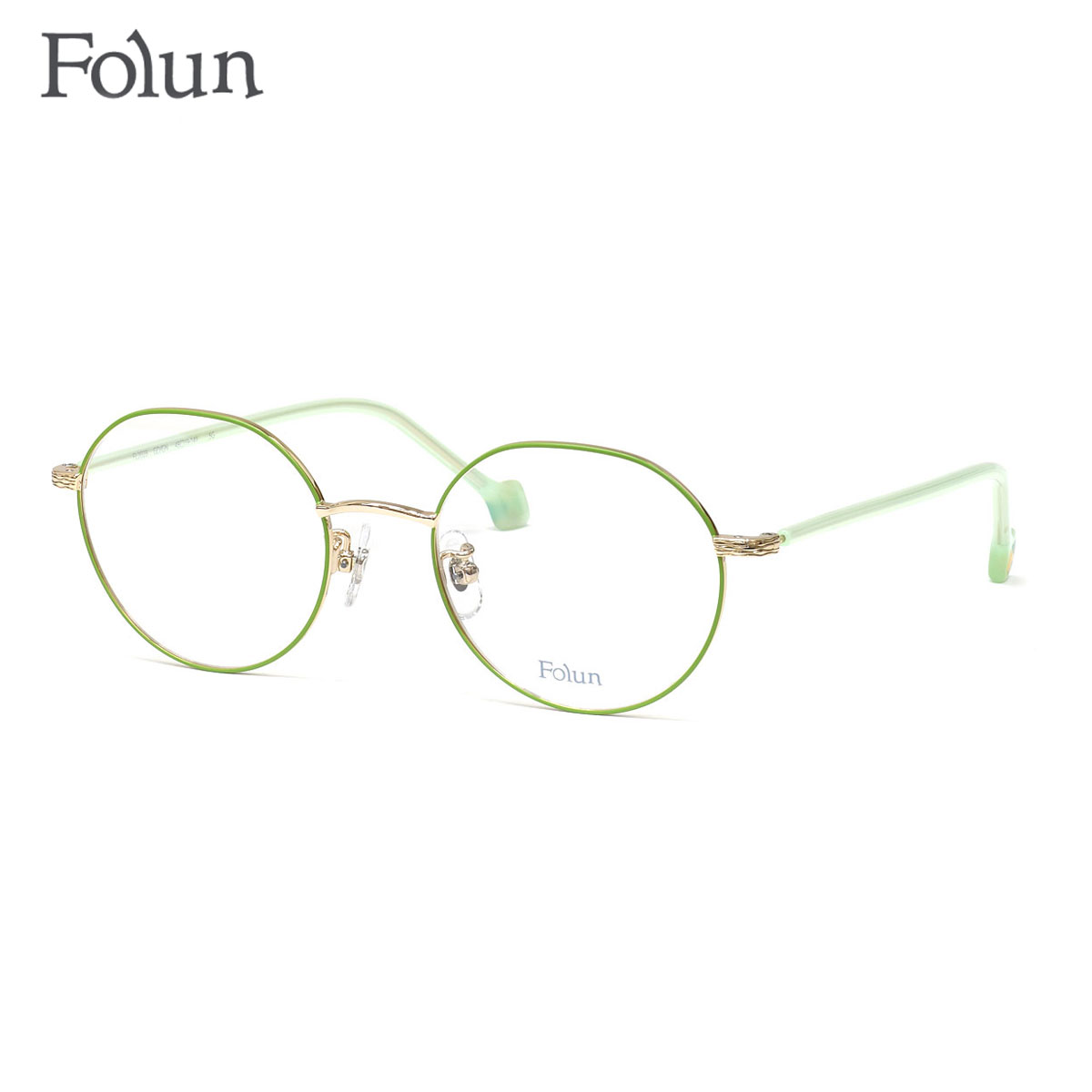 商品基本情報商品カテゴリー：メガネブランド名：Folun (フォルン)型番：FL2028 GD/GN フレームカラー：ゴールド/グリーン レンズカラー：--紫外線カット率：--可視光線透過率：--鼻パッド：ありレンズシェイプ分類：その他フレ...