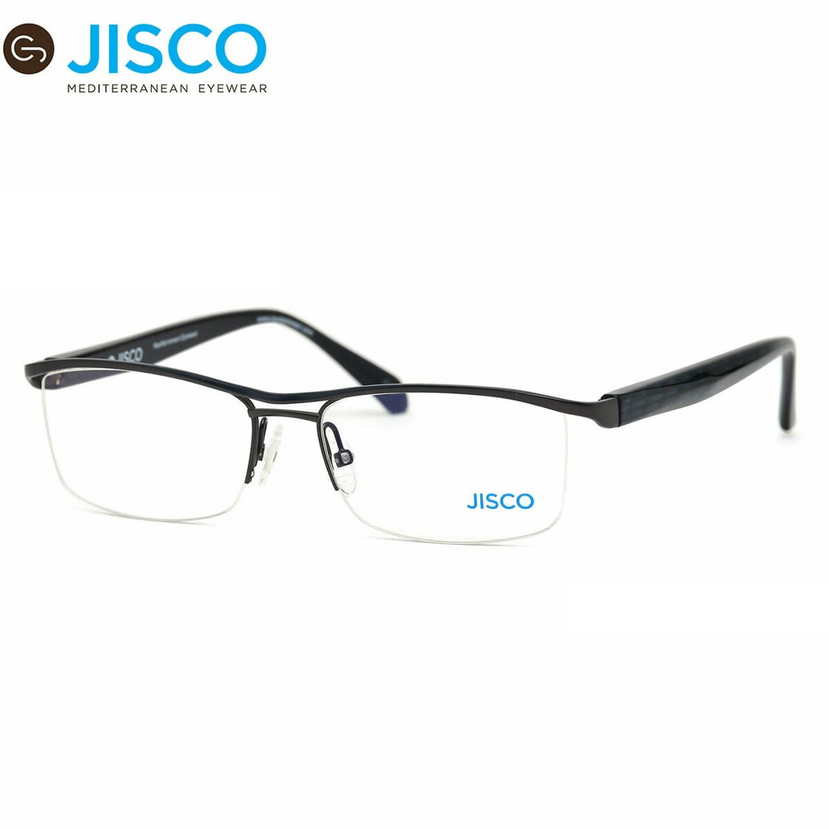 商品基本情報商品カテゴリー：メガネブランド名：JISCO (ジスコ)型番：MAYER GYBLフレームカラー：マットブラック/マットネイビー/クリスタルブルーレンズカラー：--紫外線カット率：--可視光線透過率：--鼻パッド：ありレンズシェ...
