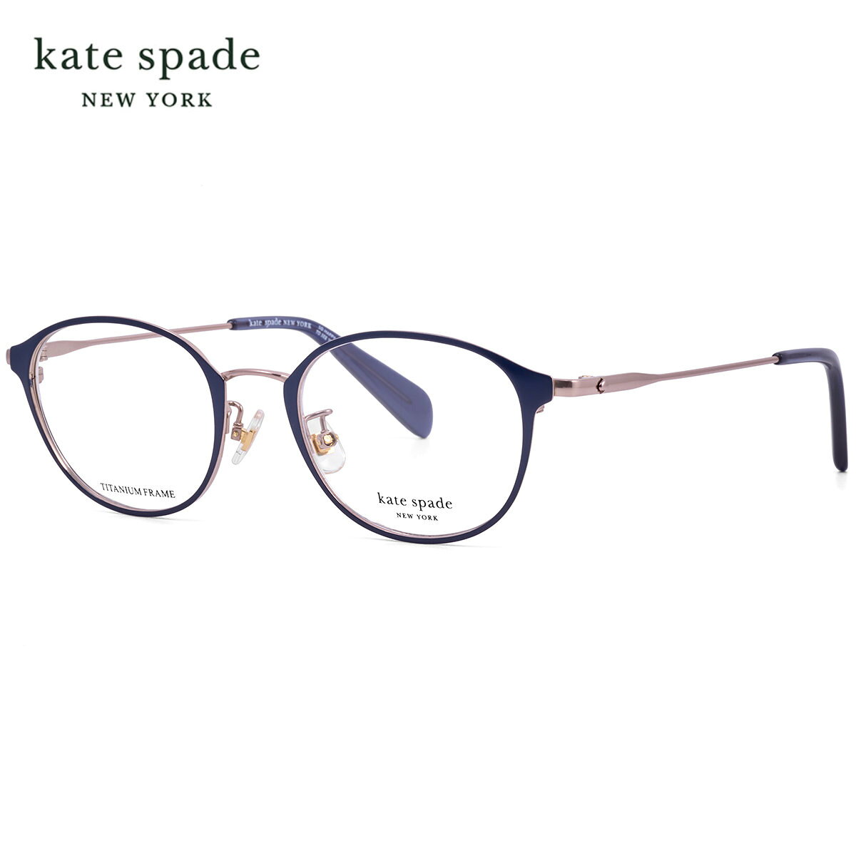 商品基本情報商品カテゴリー：メガネブランド名：kate spade (ケイトスペード)型番：GELA2/FJ PJP フレームカラー：ブルー/ゴールド レンズカラー：--紫外線カット率：--可視光線透過率：--鼻パッド：ありレンズシェイプ分...