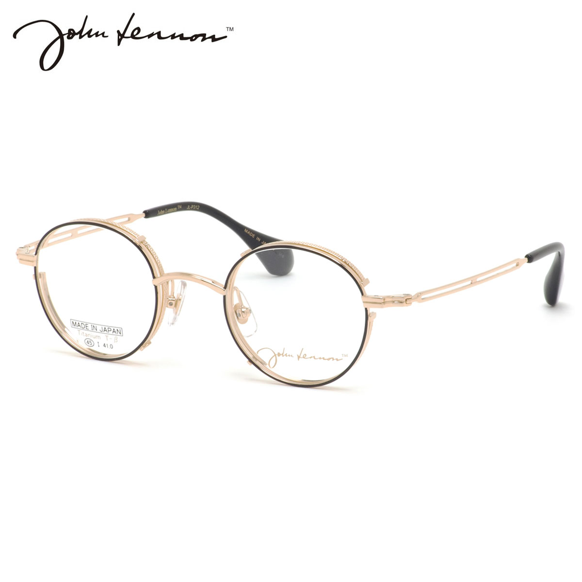 商品基本情報商品カテゴリー：メガネブランド名：John Lennon (ジョンレノン)型番：JL-P312 2 フレームカラー：ゴールド、ブラック レンズカラー：--紫外線カット率：--可視光線透過率：--鼻パッド：ありレンズシェイプ分類：...