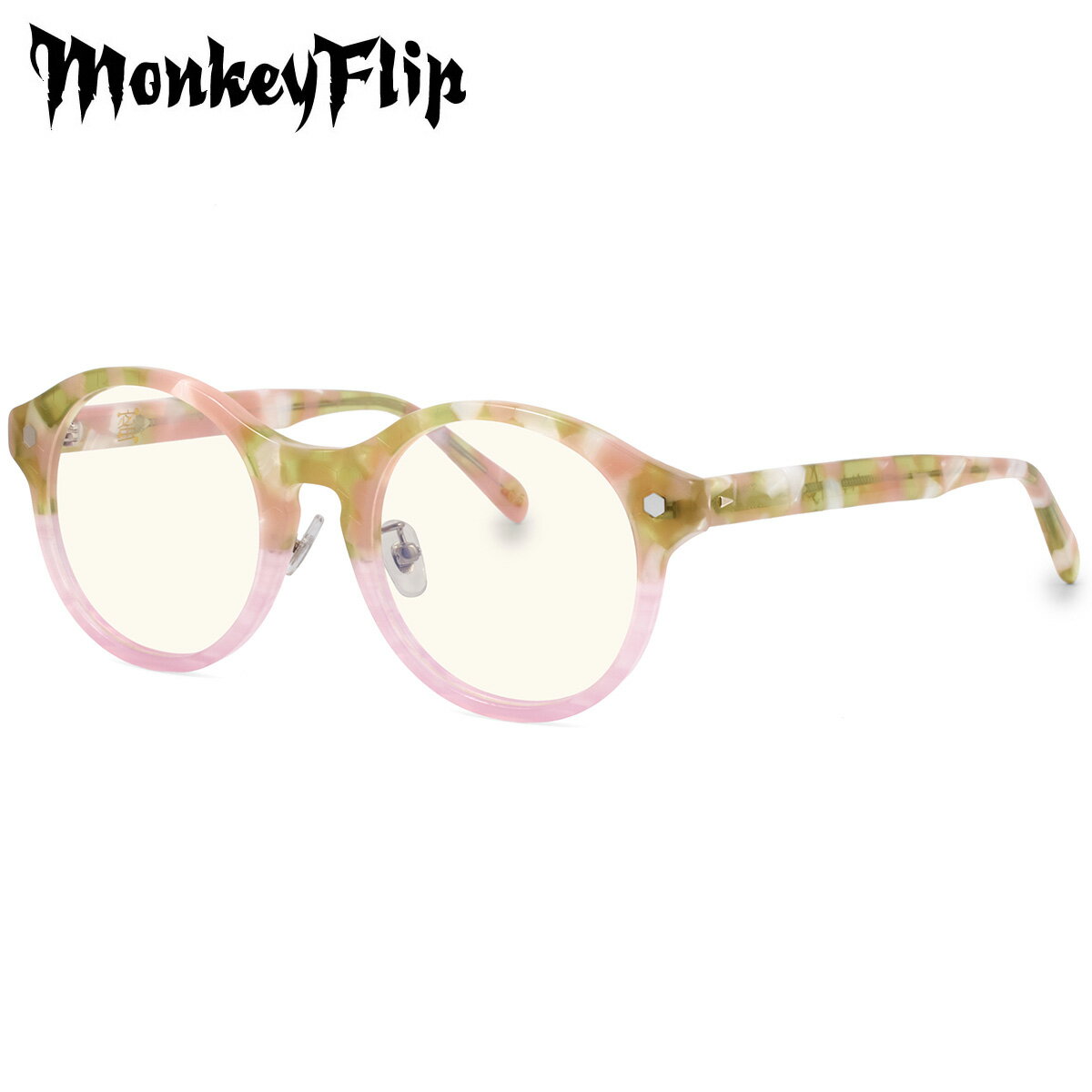 商品基本情報商品カテゴリー：メガネブランド名：Monkey Flip (モンキーフリップ)型番：蜜 C5 フレームカラー：サクラ レンズカラー：--紫外線カット率：--可視光線透過率：--鼻パッド：ありレンズシェイプ分類：ボストンフレームタ...