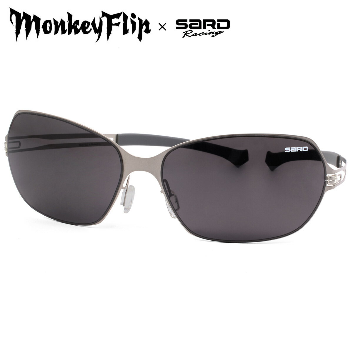 商品基本情報 商品カテゴリー：サングラス ブランド名：Monkey Flip (モンキーフリップ) 型番：SARD RC-F02 SILVER フレームカラー：シルバー レンズカラー：グレーグラデーション 紫外線カット率：99%以上 可視光...