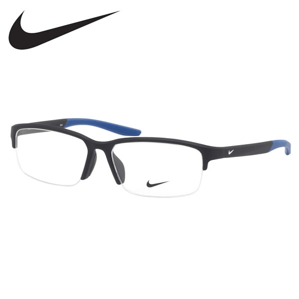商品基本情報商品カテゴリー：メガネブランド名：NIKE (ナイキ)型番：7136AF 008フレームカラー：マットブラック/ブルーレンズカラー：--紫外線カット率：--可視光線透過率：--鼻パッド：なしレンズシェイプ分類：スクエアフレームタ...