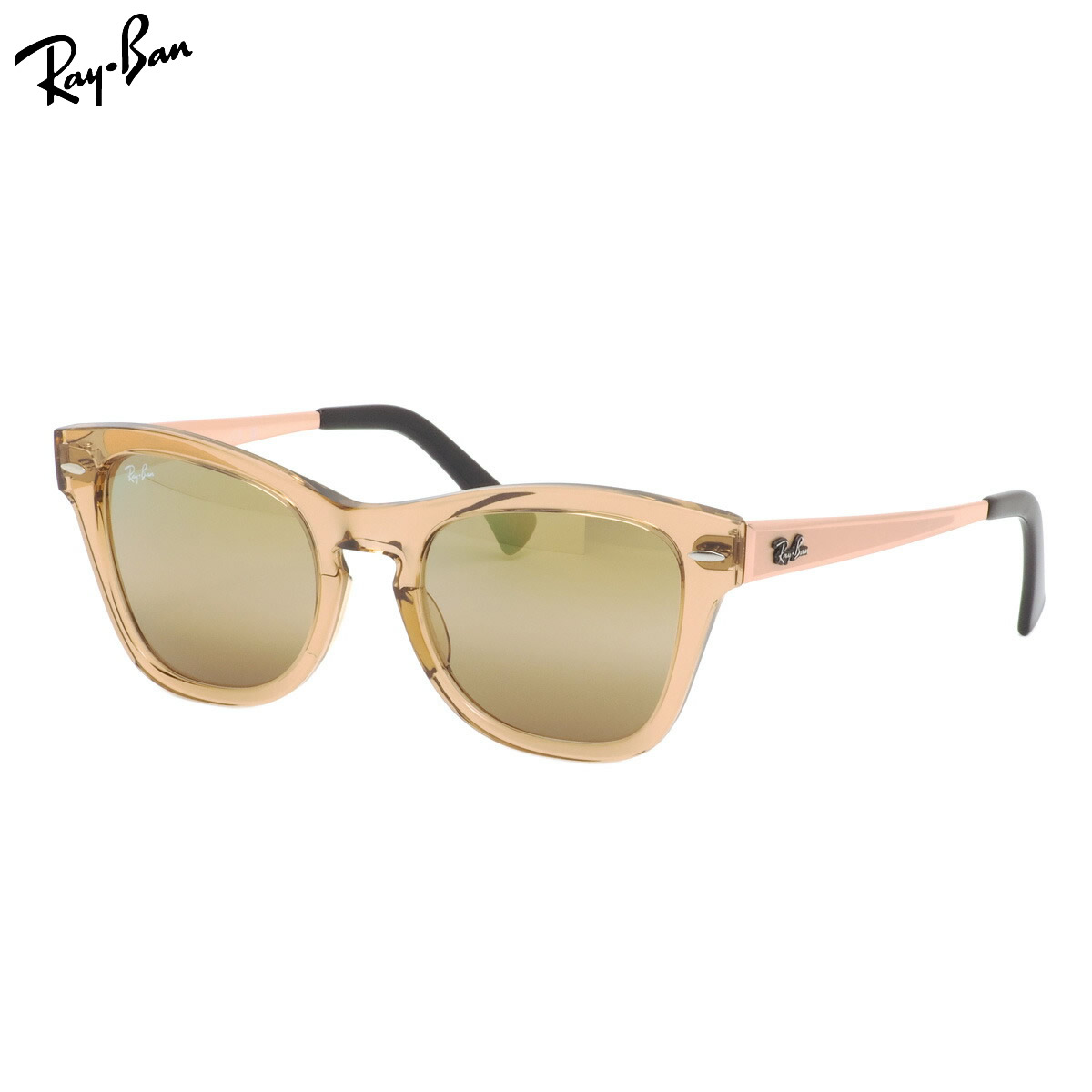商品基本情報商品カテゴリー：サングラスブランド名：Ray-Ban (レイバン)型番：RB0707SM 6449G7フレームカラー：トランスペアレントブラウン/コパーレンズカラー：ゴールドグラディエントミラー紫外線カット率：99%以上可視光線...