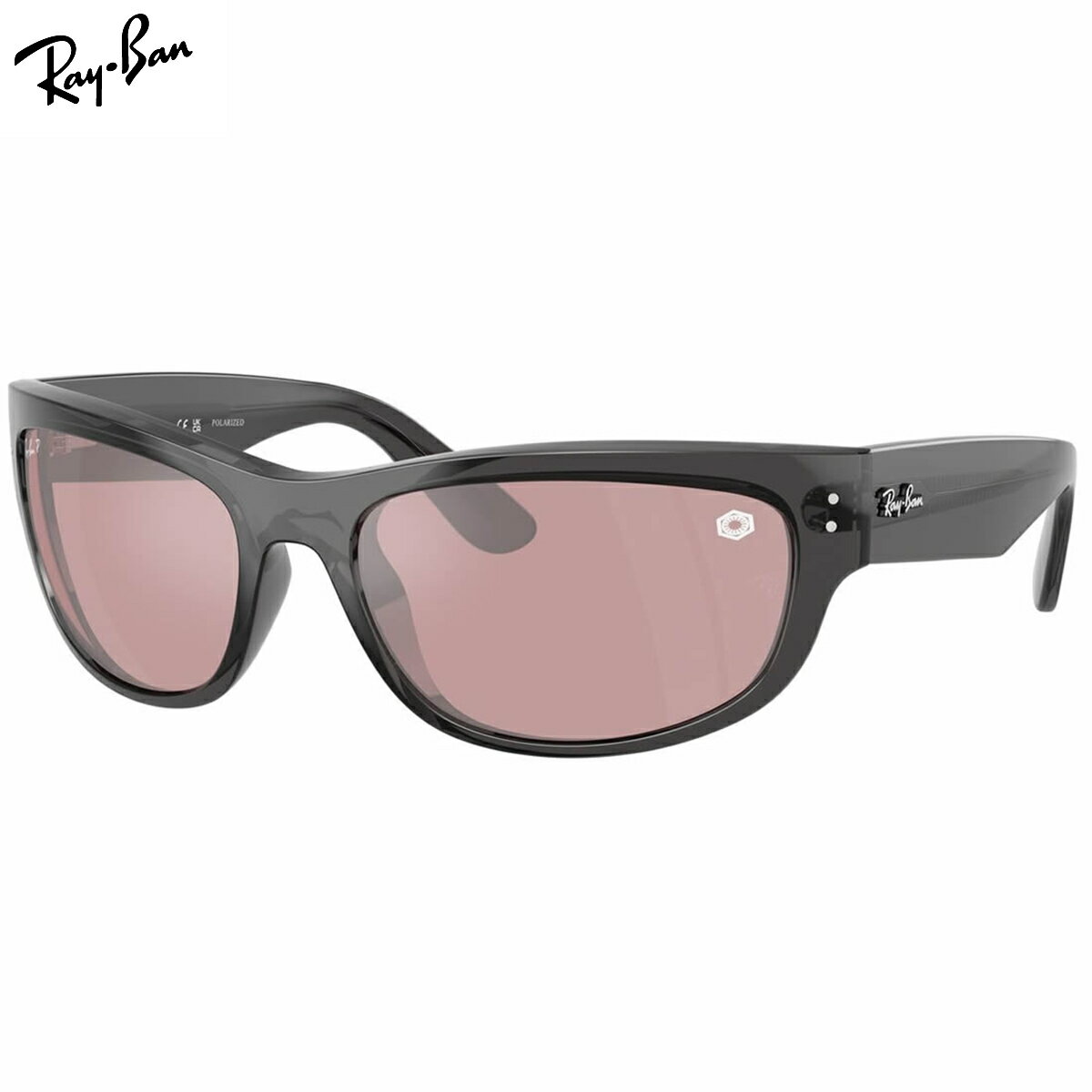 商品基本情報 商品カテゴリー：サングラス ブランド名：Ray-Ban (レイバン) 型番：RB2289 14543E フレームカラー：トランスペアレントブラック レンズカラー：ポーラーピンク（偏光・ミラー） 紫外線カット率：99%以上 可視...