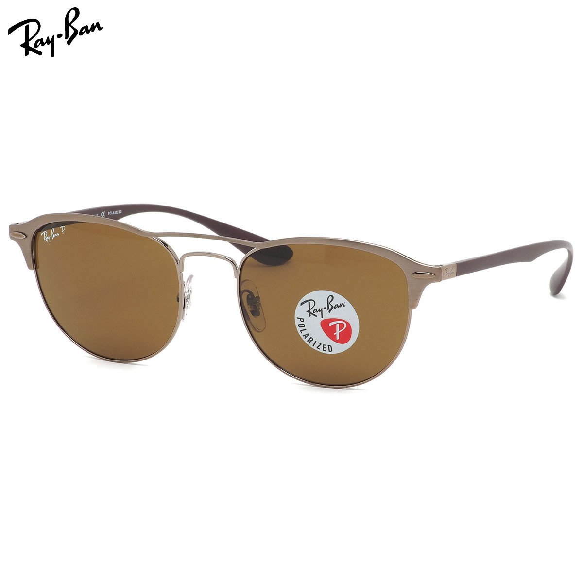 商品基本情報商品カテゴリー：サングラスブランド名：Ray-Ban (レイバン)型番：RB3596 909283フレームカラー：ライトブラウンレンズカラー：ポラライズドダークブラウン紫外線カット率：99%以上可視光線透過率：17%鼻パッド：あ...