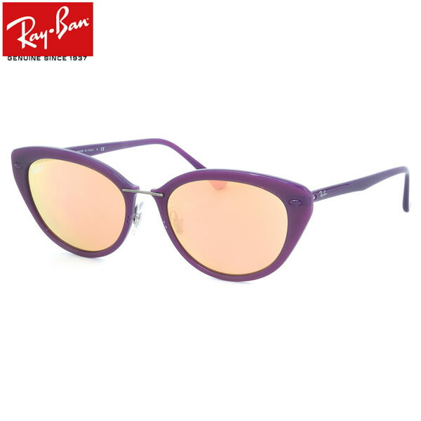 商品基本情報商品カテゴリー：サングラスブランド名：Ray-Ban (レイバン)型番：RB4250 60342Yフレームカラー：バイオレットレンズカラー：コパーミラー紫外線カット率：99%以上可視光線透過率：15%鼻パッド：ありレンズシェイプ...