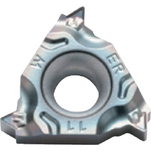 【特長】■外径ねじ切り加工用チップです。【用途】■外径ねじ切り加工用。【仕様】■適合ホルダ：KTNR-16型/KTNSR-16型■さらい刃付き 55°■TF 高品位金型仕様■被膜構成：MEGACOAT■呈色：黒赤色【材質・仕上】■PVDコー...