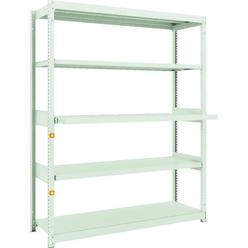 【特長】■棚板を軽い力で手前にスライドさせることができるので、奥にある荷物をスムーズに取り出すことができます。■簡易ストッパーが標準装備されているので棚板を押し込むと自動的にロックがかかり、棚板の飛び出しを防ぎます。■高さ、奥行が同じであれ...