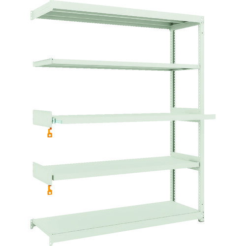 【特長】■棚板を軽い力で手前にスライドさせることができるので、奥にある荷物をスムーズに取り出すことができます。■簡易ストッパーが標準装備されているので棚板を押し込むと自動的にロックがかかり、棚板の飛び出しを防ぎます。■高さ、奥行が同じであれ...