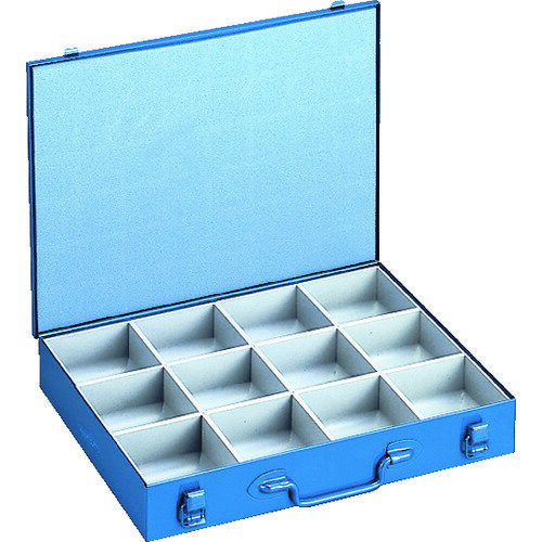 【仕様】■色：ブルー■外形寸法(mm)間口：415■外形寸法(mm)奥行：315■外形寸法(mm)高さ：65■有効内寸(mm)間口：405■有効内寸(mm)奥行：305■有効内寸(mm)高さ：60■南京錠(別売)：取付可(φ3mm)■プラボ...