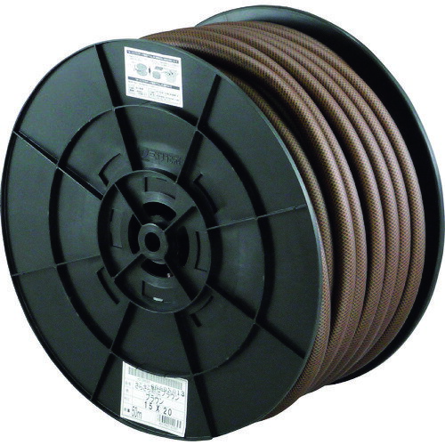 【特長】■レトロ調カラーの落ち着いたブラウンカラーホースです。■ホース表面に特殊表面処理を施していますので、ホースがベトつきません。■糸入りホースの為、ノズル使用に最適です。■中黒ホースなので紫外線をカットし、藻の発生を抑えノズルの目詰まり...