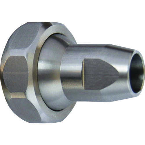 【特長】■耐久性に優れたSUS303を使用し樹脂製に比べ格段に長寿命になっています。■ネジ式の為、樹脂クーラントホースに比べ保持強度が格段に向上しています。■保持強度が高い為、高圧クーラントや機械振動、切り屑による干渉等でホース形状の変化が...