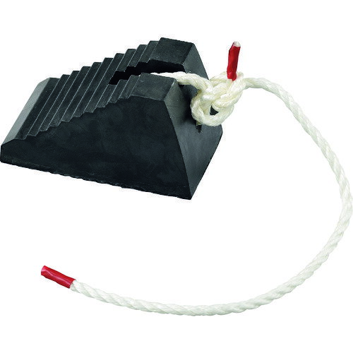 【特長】■グリップ力に優れたゴム製の歯止めがタイヤをしっかりホールドします。【用途】■2tまでの普通車用に。【仕様】■色：黒■奥行(mm)：170■高さ(mm)：100■幅(mm):95■乗用車用（2t車迄）【材質・仕上】■天然ゴム【セット...