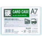 【特長】■割れにくく中身をガードします。■マチがあるので書類がコピー用紙5枚程度入ります。【用途】■いつも手元で確認したい書類の保管に。【仕様】■規格：A7■外形寸法：縦79×横115mm■内形寸法：縦76×横109mm■厚さ(mm)：0....