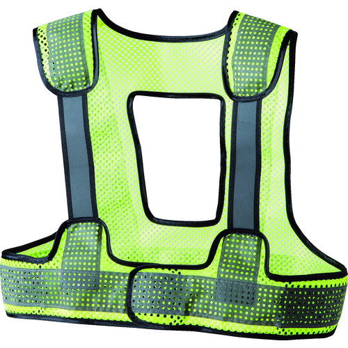 【特長】■通気性が良く軽やかな着心地で作業のじゃまになりません。■また炎天下や寒冷地にも強くオールシーズン後着用頂けます。■全面にゴムを採用することで休止フックを掛け迂回しそのまま使用できます。■ゴムにも反射材を使用することで反射の死角を作...